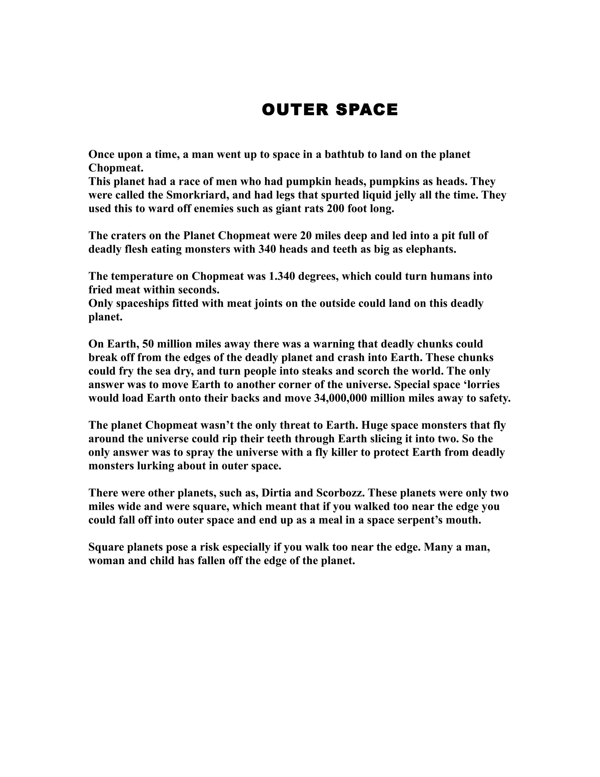Outer space | RTF