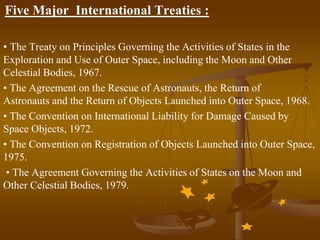 Outerspace law | PPTX