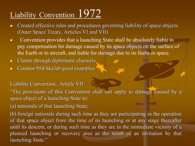 Outerspace law | PPTX | Space and Astronomy | Science