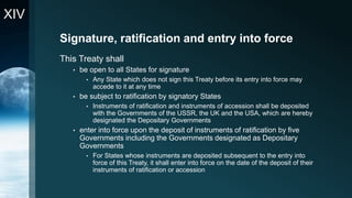 Outer Space Treaty | PPTX