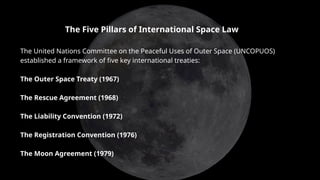 INTERNATIONAL SPACE LAW(OUTER SPACE TREATY) | PPTX