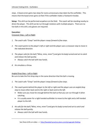 Outfielder fielding | PDF