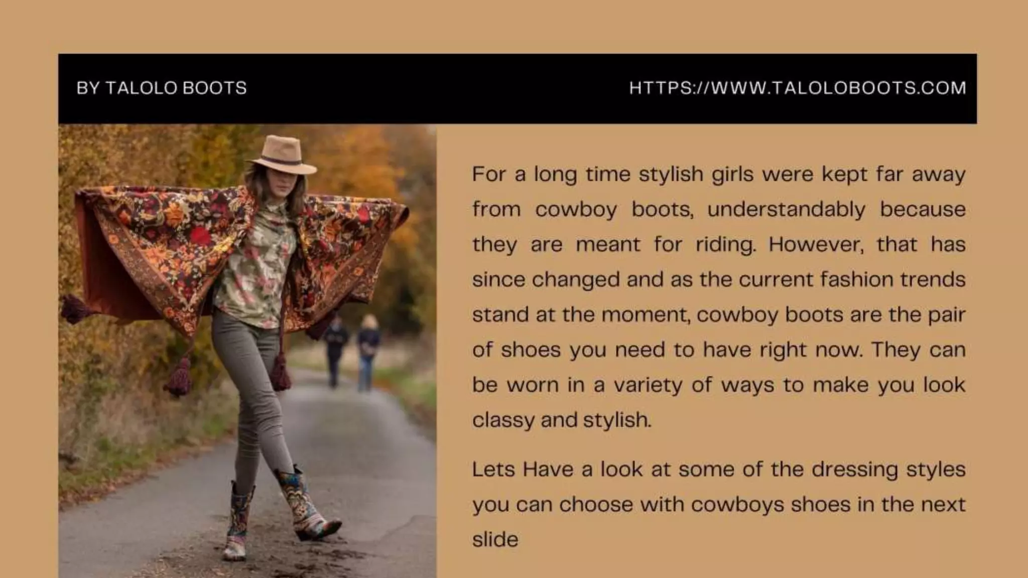 Outfit Ideas On What To Wear With Cowboy Boots.ppt
