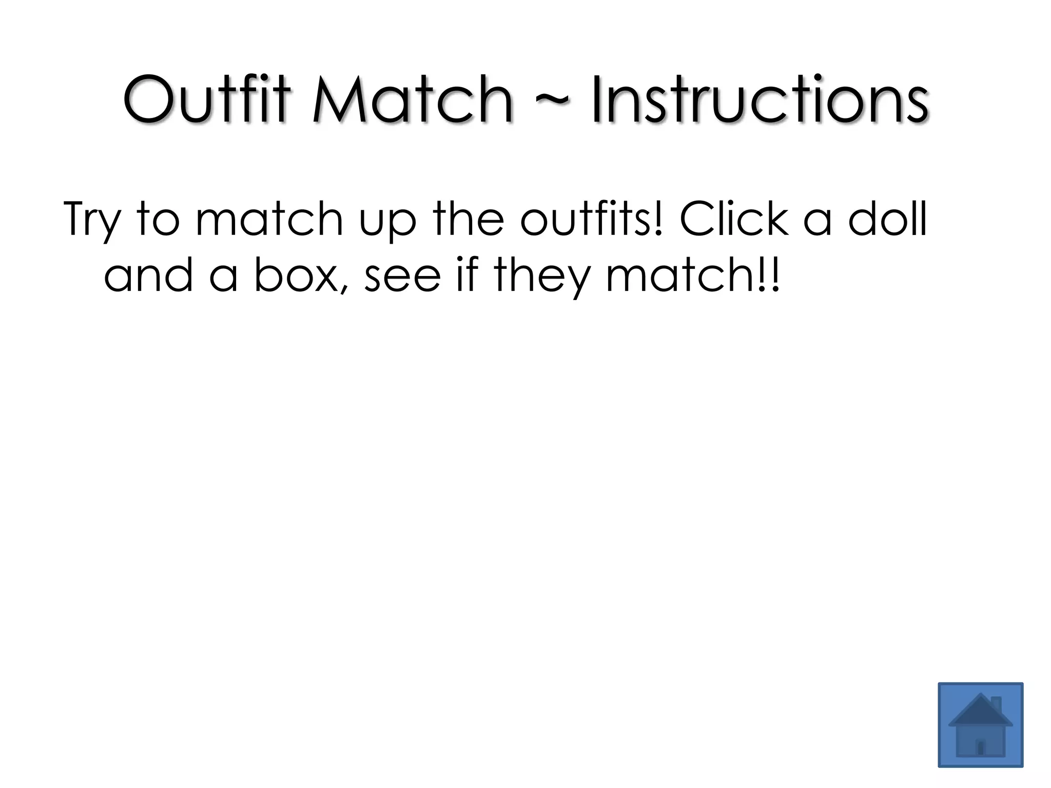 Outfit match (game) | PPT