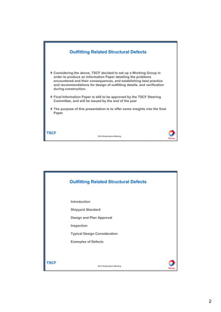Outfitting related structural defects | PDF | Logistics | Business