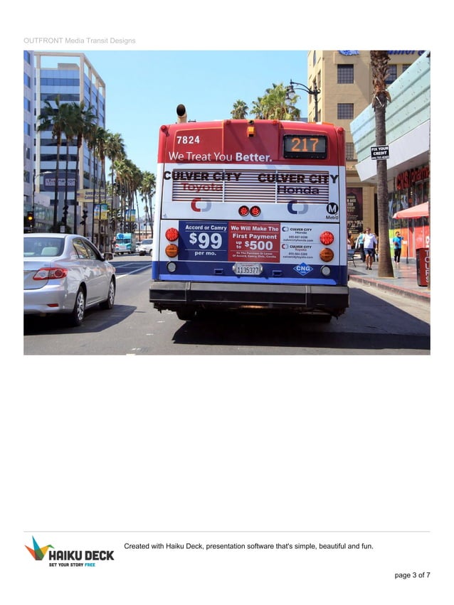 Outfront media transit designs | PDF