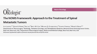 2. 3. NOMS EVALUACION NEUROLOGICA ONCOLOGICA MECANICA SISTEMICA DE LA ...