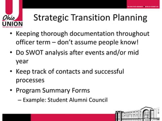 Outgoing officer transition | PPTX