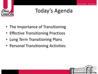 Outgoing officer transition | PPTX