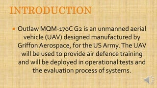 Outlaw mqm 170 c g2 unmanned aerial vehicle (uav), united states of ...