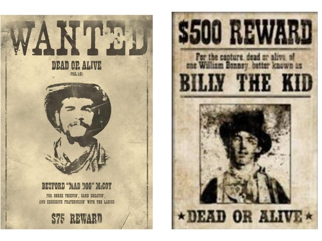 Outlaw posters | PPT
