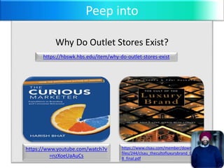 Outlet choice and Consumer Decision | PPT