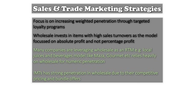 Outlet classification and channel definitions | PDF | Retail Industry ...