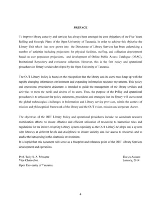 Library policy and operational procedure | PDF