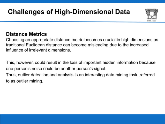 Outlier-Detection-in-Higher-Dimensions in data mining | PPT
