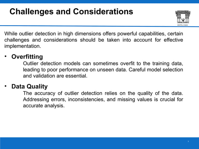 Outlier Detection In Higher Dimensions In Data Mining Ppt