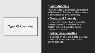 Outlier analysis and anomaly detection | PPTX