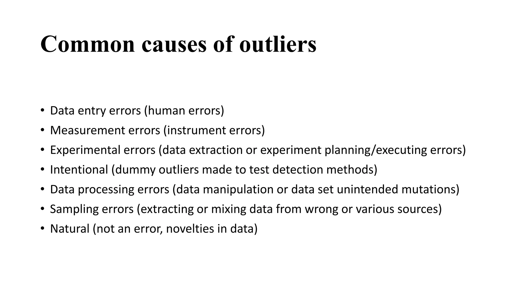 Outlier Detection | PDF
