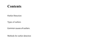 Outlier Detection | PDF