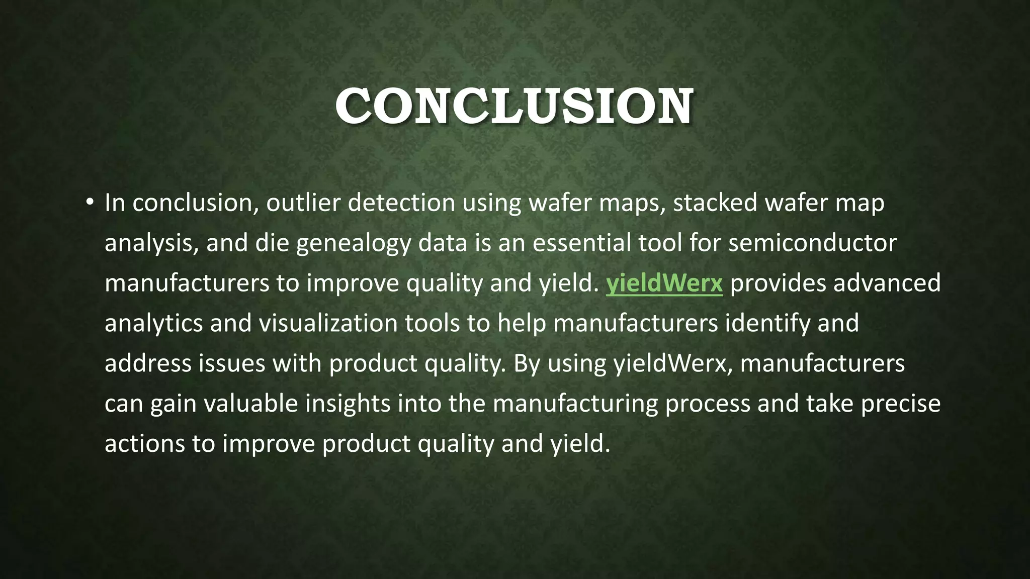 Outlier Detection for Quality Improvement in Semiconductor Testing.pptx