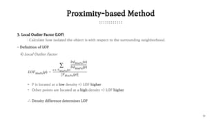 Outlier detection method introduction | PDF