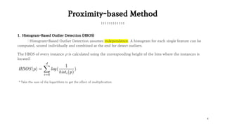 Outlier detection method introduction | PDF