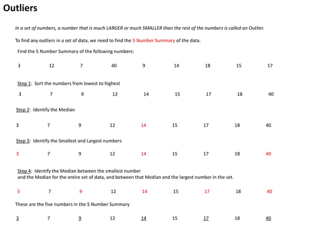 Outlier managment | PPTX