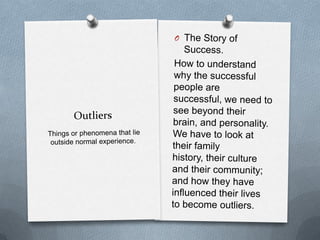 Outliers | PPTX