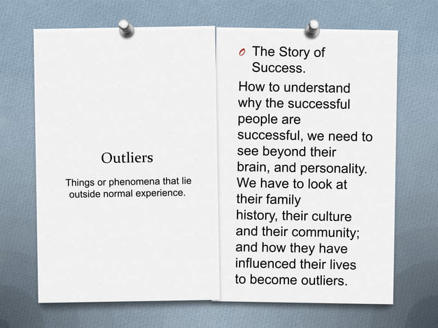 Outliers | PPTX