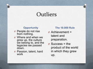 Outliers | PPTX