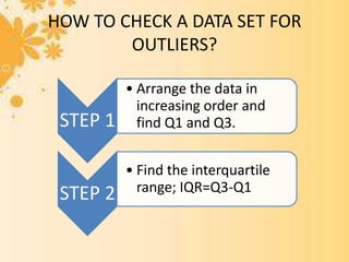 Outliers introductory stat | PPTX