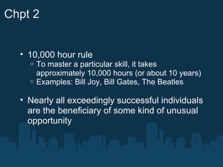 Outliers the story_of_success | PPT