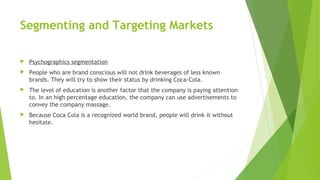 marketing management of coca-cola | PPT