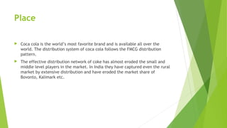 marketing management of coca-cola | PPT