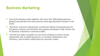 marketing management of coca-cola | PPT