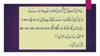 How to create Outline for writing - Urdu | PPTX