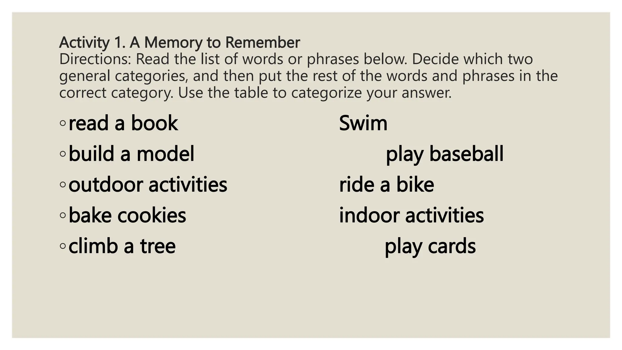 OUTLINE lesson in English for Academic and Professional Purposes | PPTX