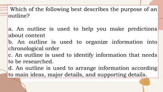 OUTLINE and HOW TO DEVELOP AN OUTLINE.pptx