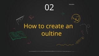 basics of what is an outline in writing or speaking | PPTX