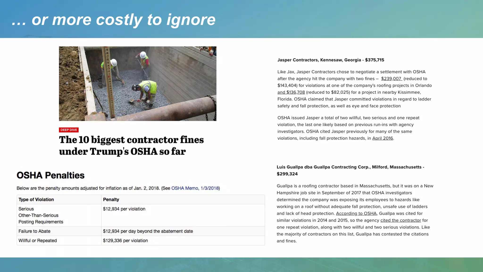 Artificial Intelligence for Procore: Building a Culture of Safety | PPT