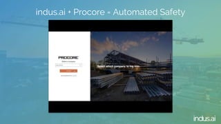 Artificial Intelligence for Procore: Building a Culture of Safety | PPT