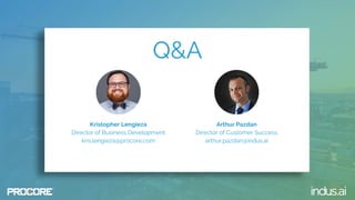 Artificial Intelligence for Procore: Building a Culture of Safety | PPT