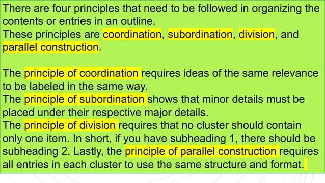 OUTLINE-READING-TEXT-IN-VARIOUS-DISCIPLINES.pptx | Education