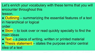 OUTLINE-READING-TEXT-IN-VARIOUS-DISCIPLINES.pptx