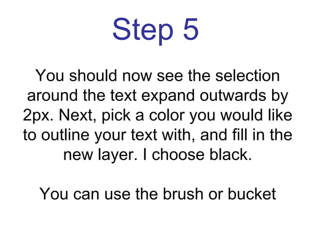 Outline Text Effect in Photoshop | PPT