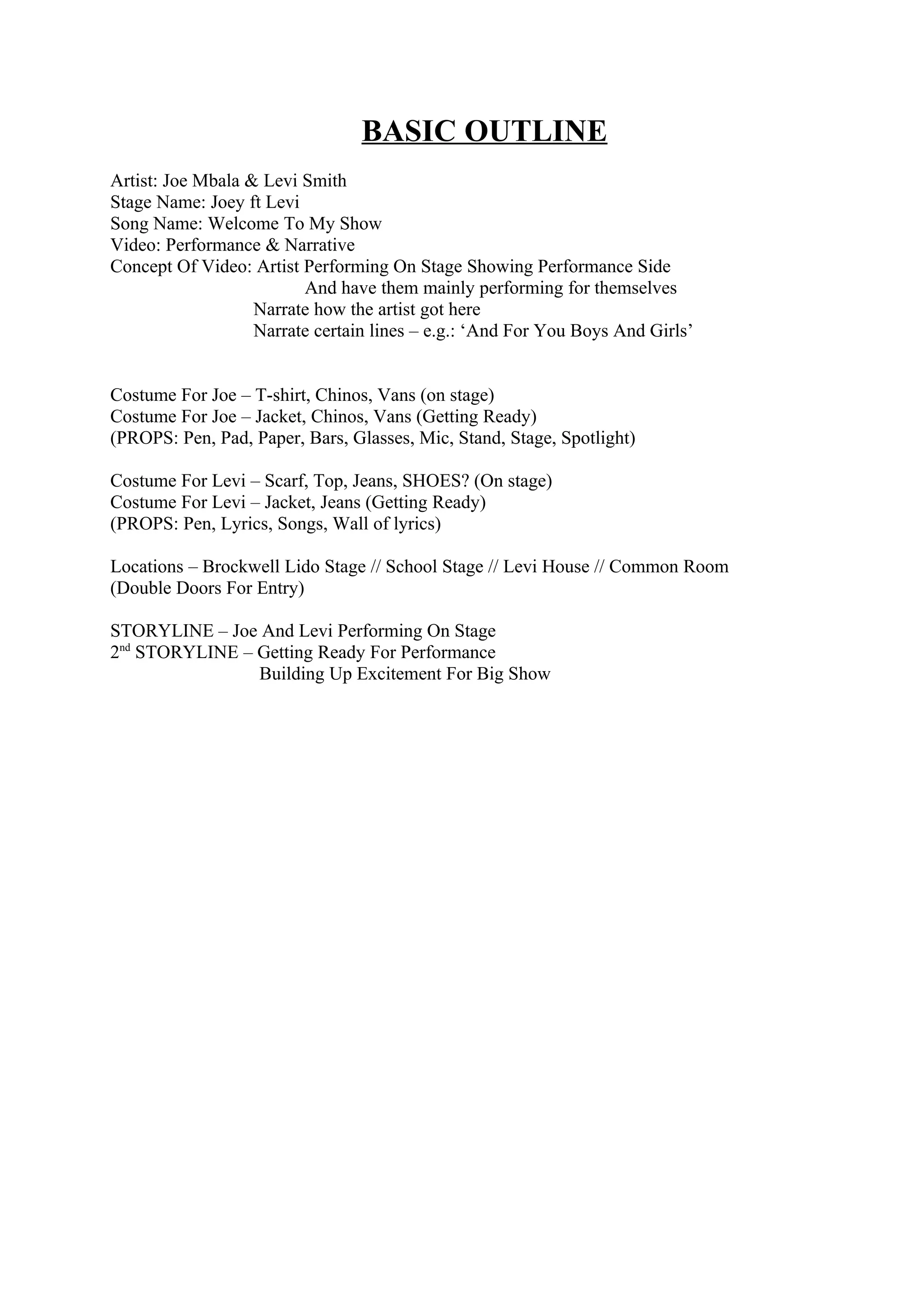 First Draft - Outline And Thought | DOC