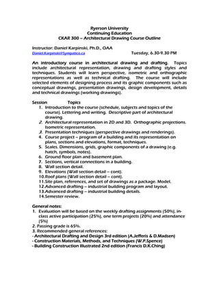 Outline ckar 300 | PDF