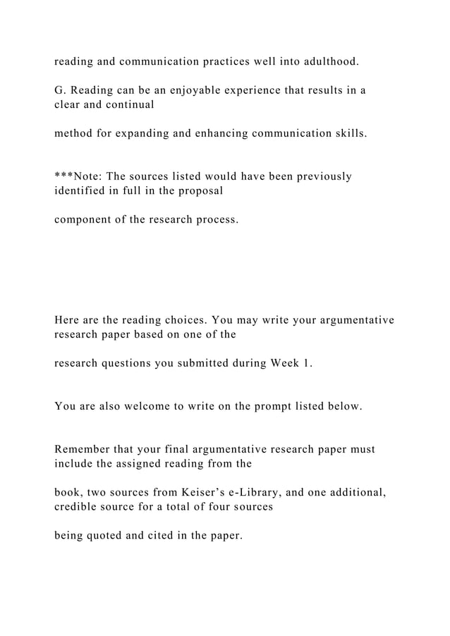 OUTLINE EXAMPLE #2 Thesis Active reading should be a p.docx