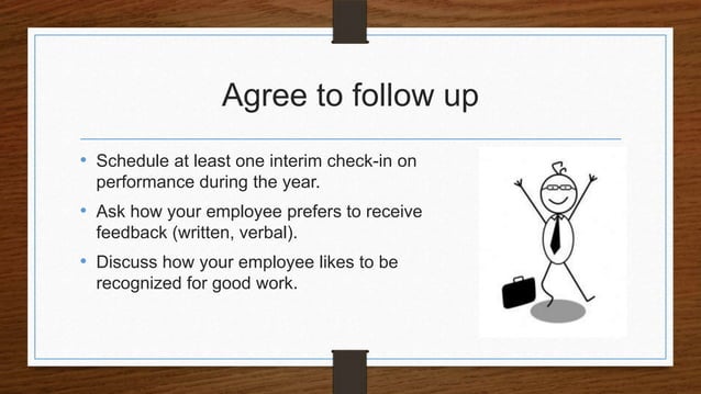 Outline for Conducting an Effective Performance Review | PPSX | Resume Writing and Advice | Job ...