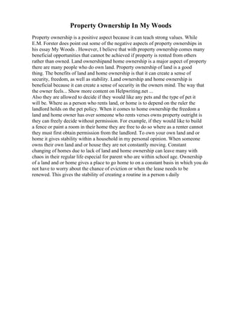 Outline For Research Essay | PDF